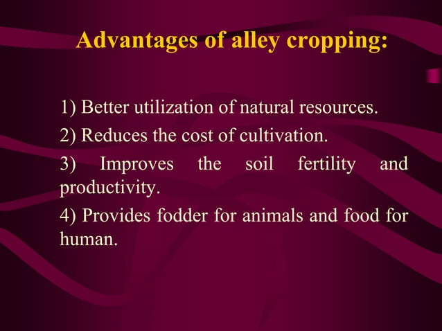 Cropping system ppt 1 | PPTX | Agriculture | Industries