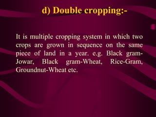 Cropping system ppt 1 | PPTX