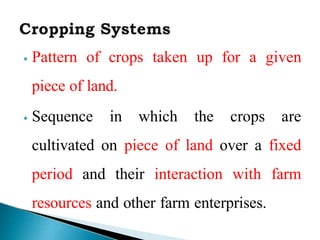 Cropping systemsp,intercropping,multitierdf | PDF