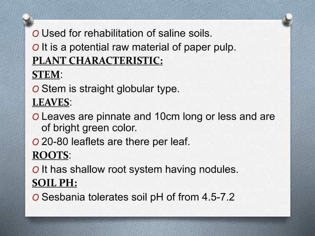 cropping technology of sesbania.pptx | Agriculture | Industries