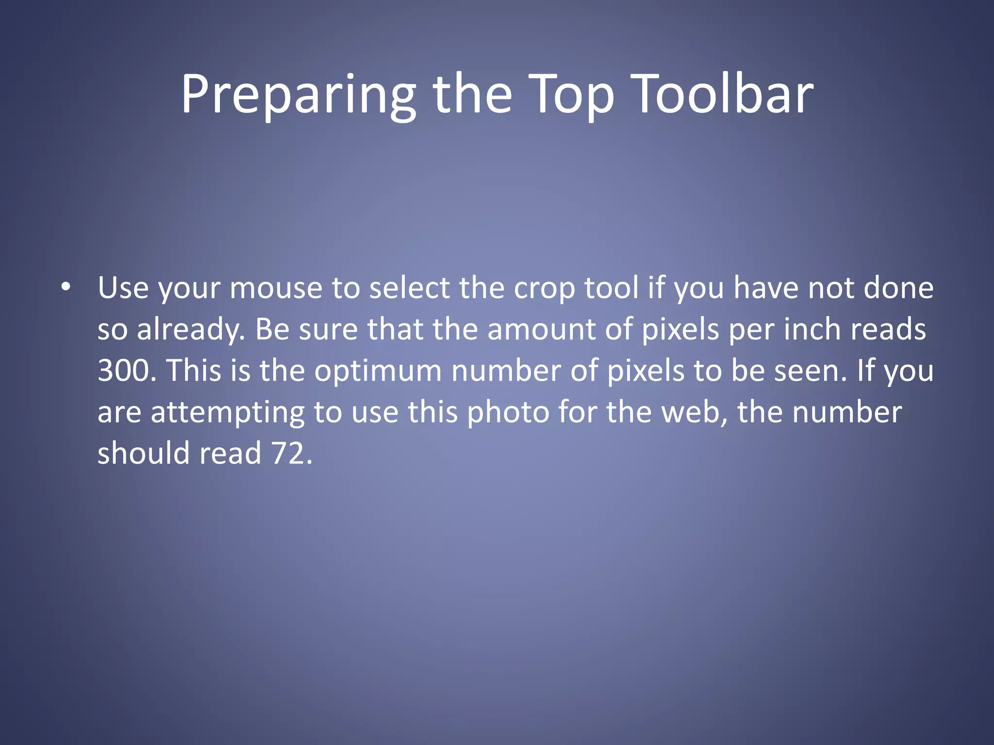 Cropping Tutorial One: The Crop Tool | PPTX