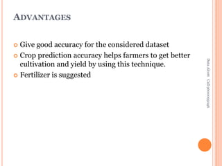 Crop prediction using machine learning | PDF