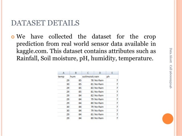 Crop prediction using machine learning