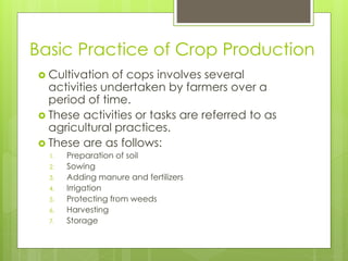 Crop Production & Management | PPTX