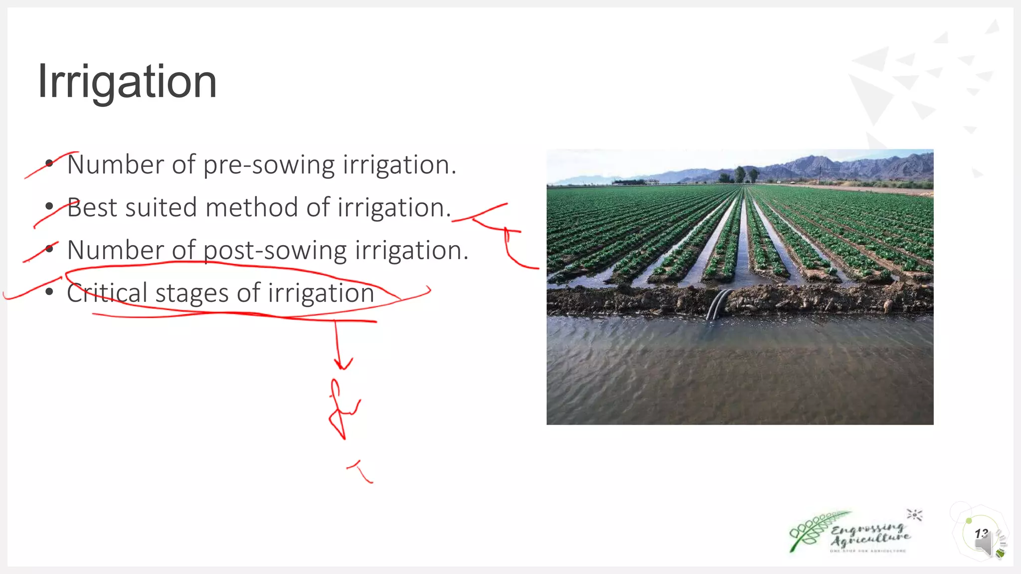 Crop production (the headings to be covered) | PPTX