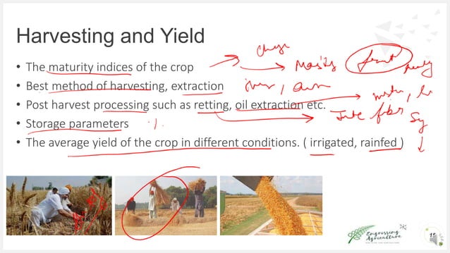 Crop production (the headings to be covered) | PPTX