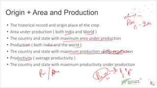 Crop production (the headings to be covered) | PPTX