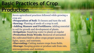 Crop production and management | PPTX