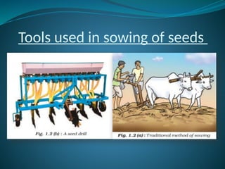Crop production and management (how crop is produced and reserved) | PPTX
