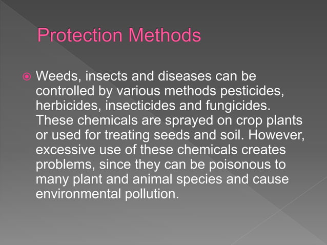Crop protection | PPTX | Agriculture | Industries