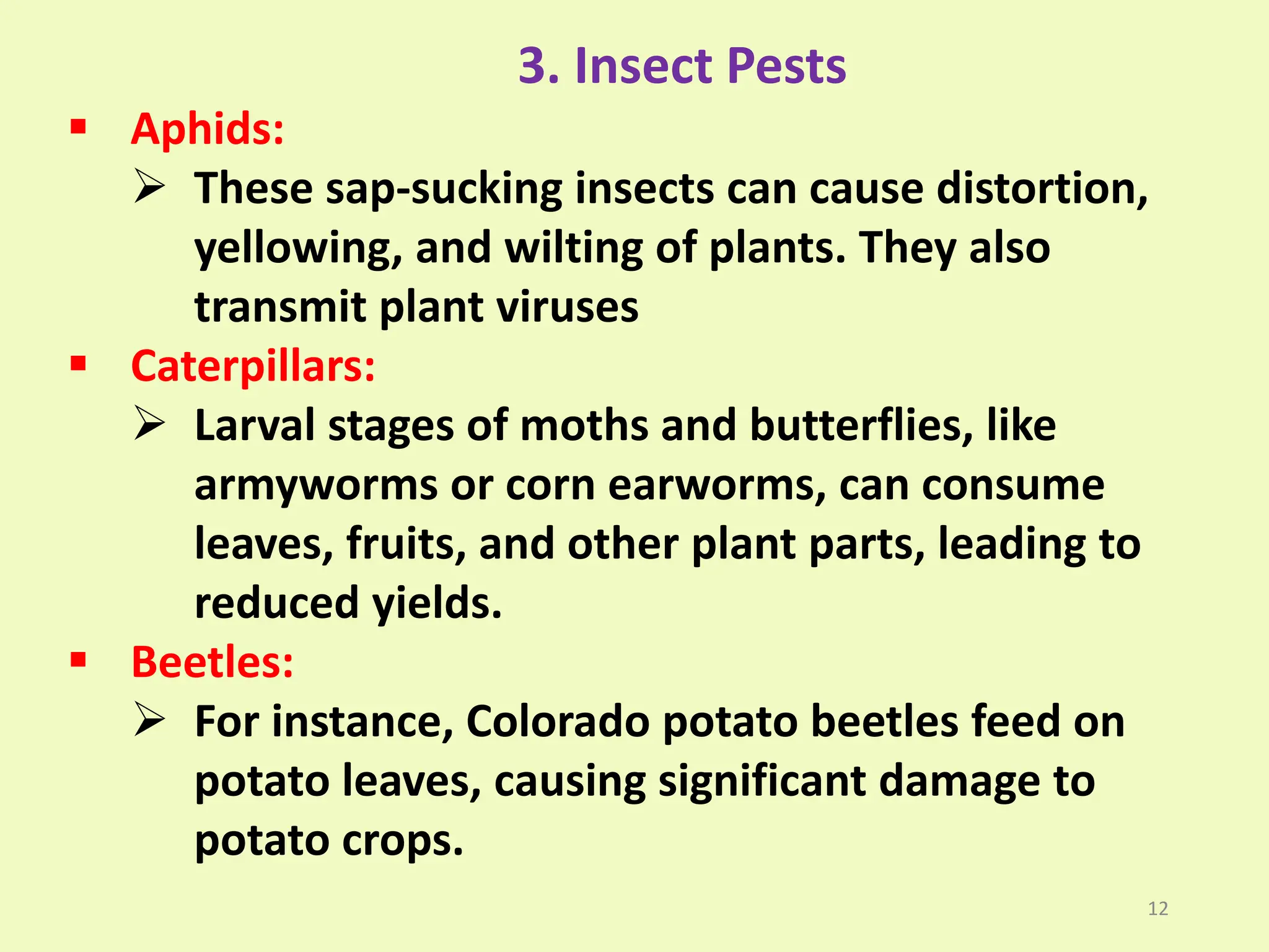 Crop protection and pest management and pesticides | PPTX