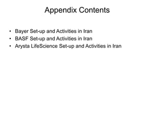 Crop Protection Market in Iran | PDF | Agriculture | Industries