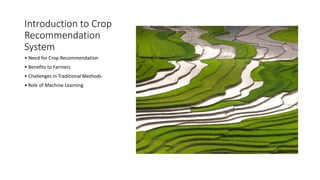 Crop Recommendation System Using Machine Learning and HTML.pptx