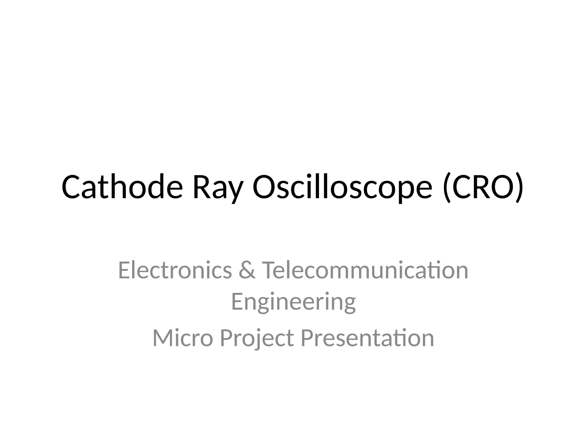 Cro information in english for perfectly | PPTX