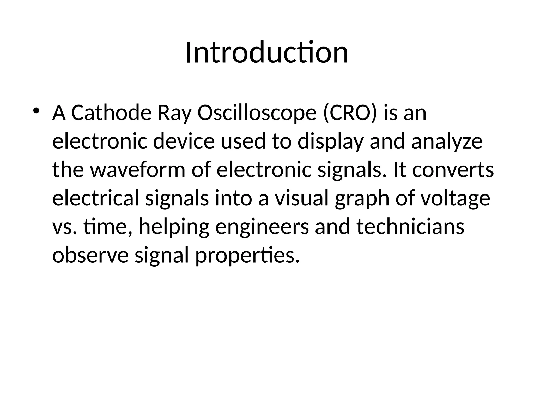 Cro information in english for perfectly | PPTX