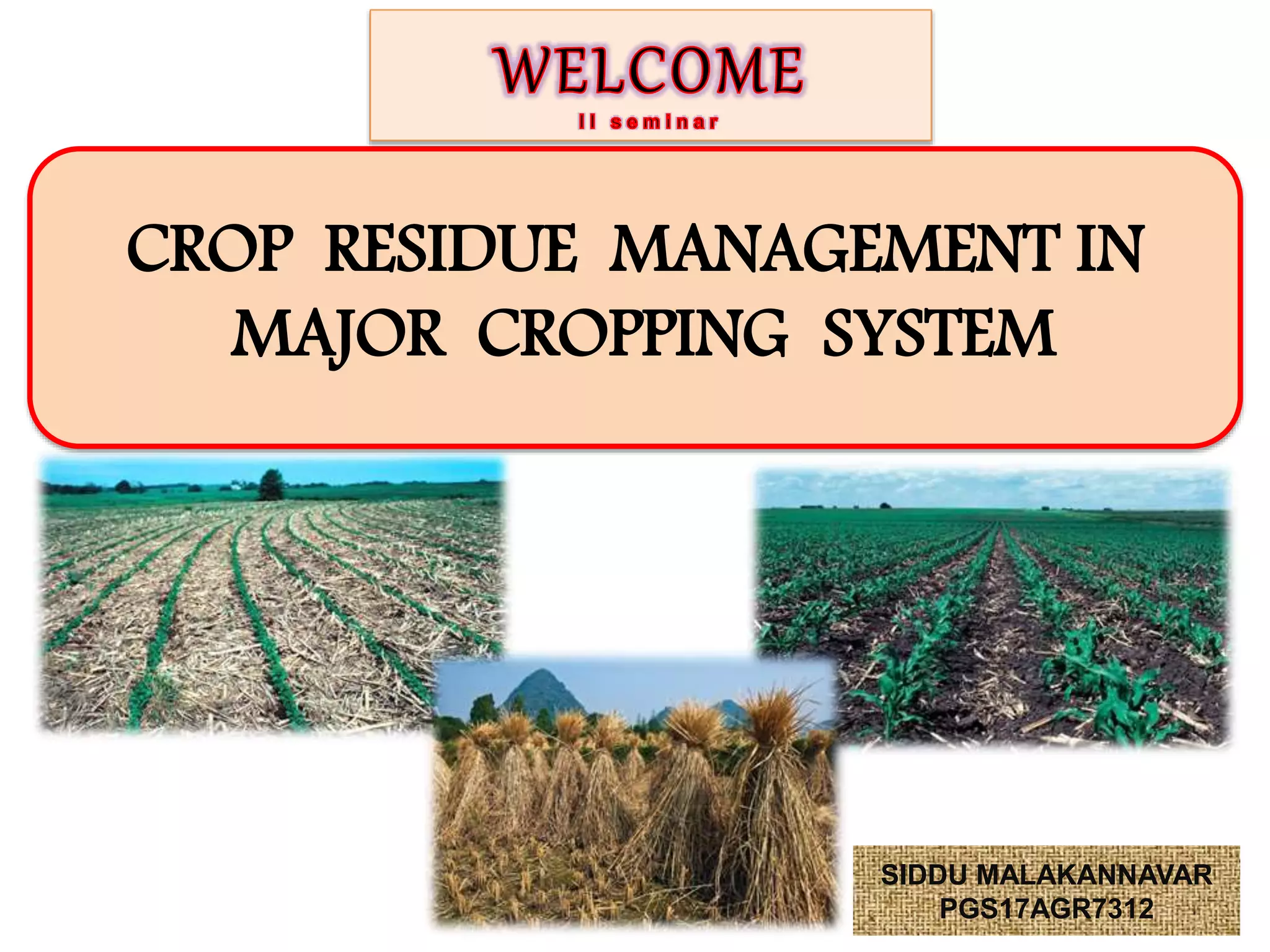 CROP RESIDUE MANAGEMENT IN Major cropping system.pptx