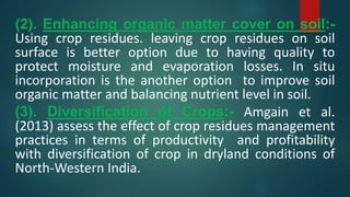 Crop Residues Challenges and Solutions | PPTX