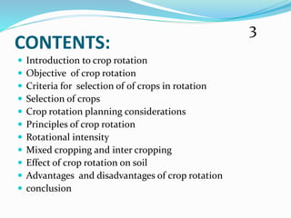 Crop rotation inplant | PPTX