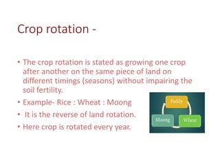 Crop rotation | PPT