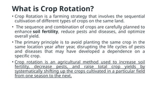Crop Rotation - Definition, Types and Advantages.pptx