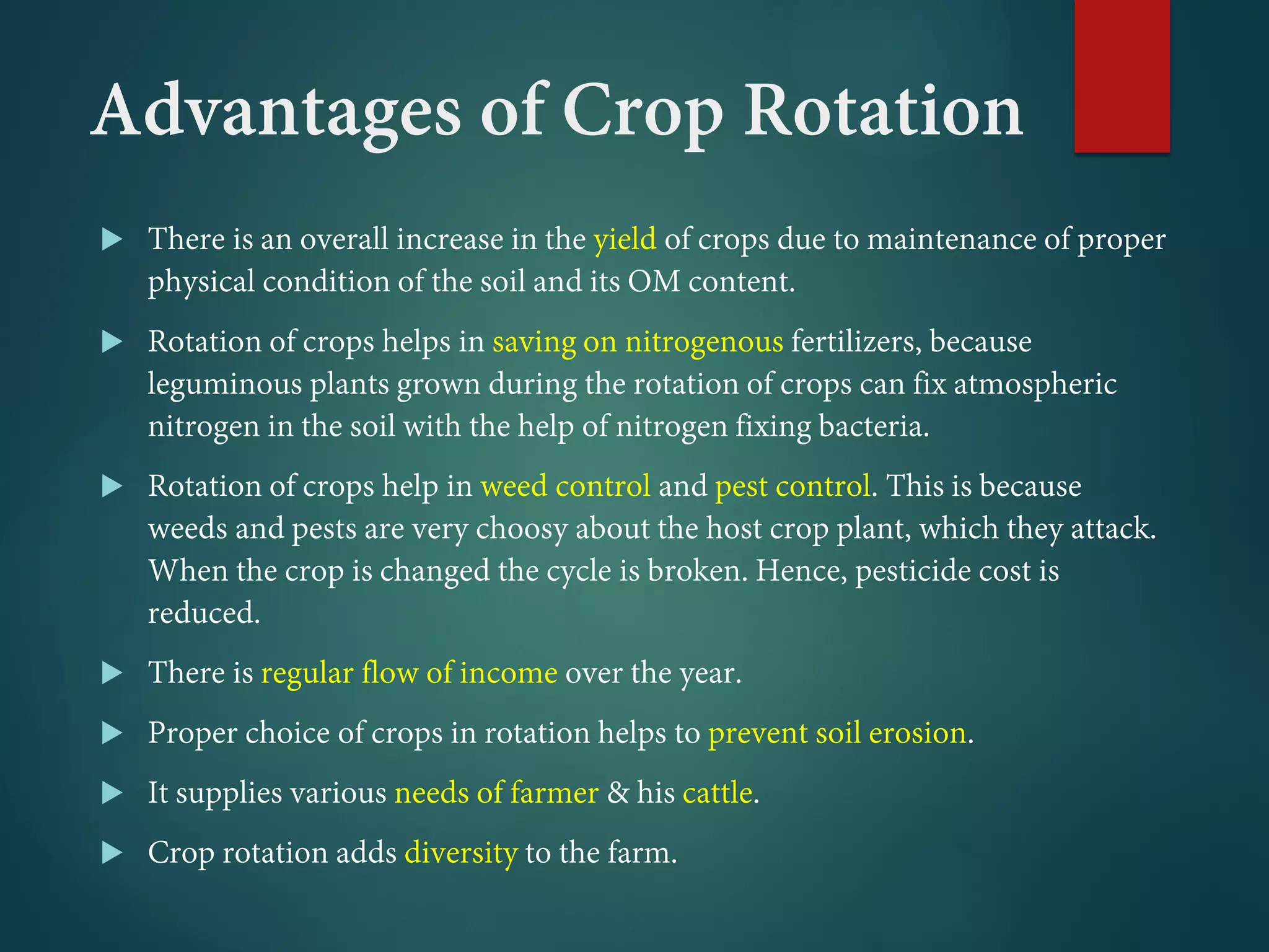 Crop rotation and its principle | PDF