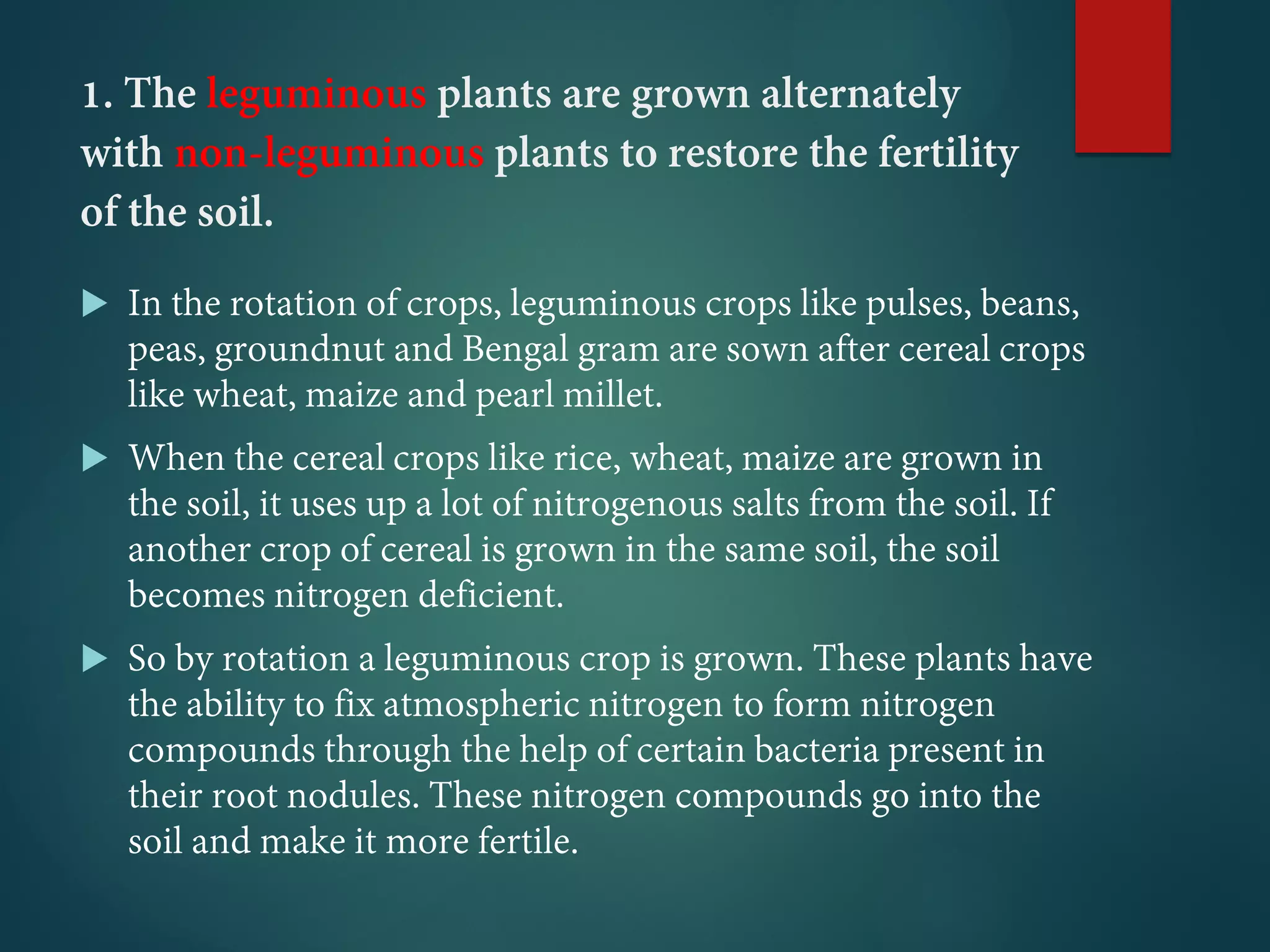 Crop rotation and its principle | PDF