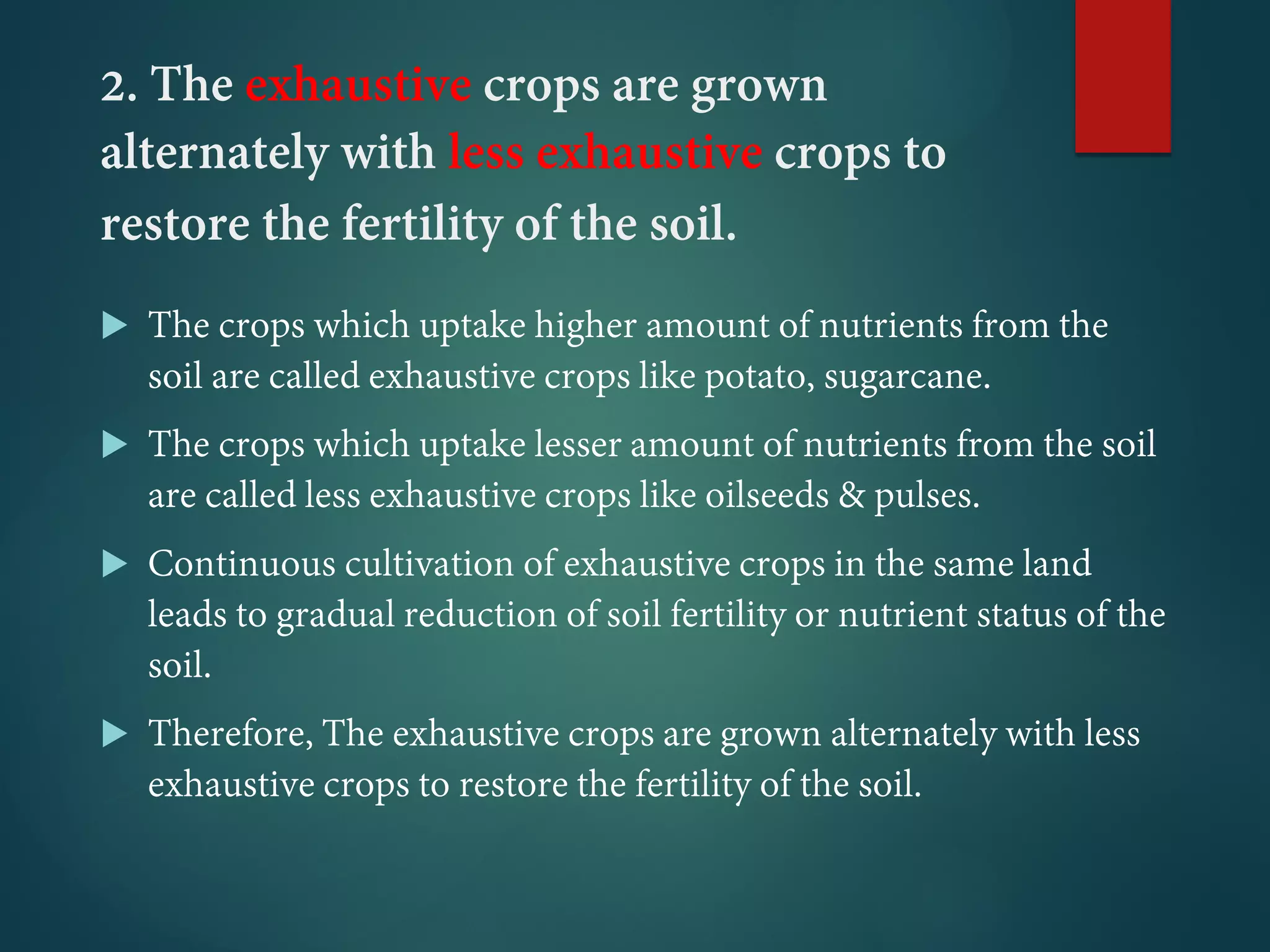 Crop rotation and its principle | PDF