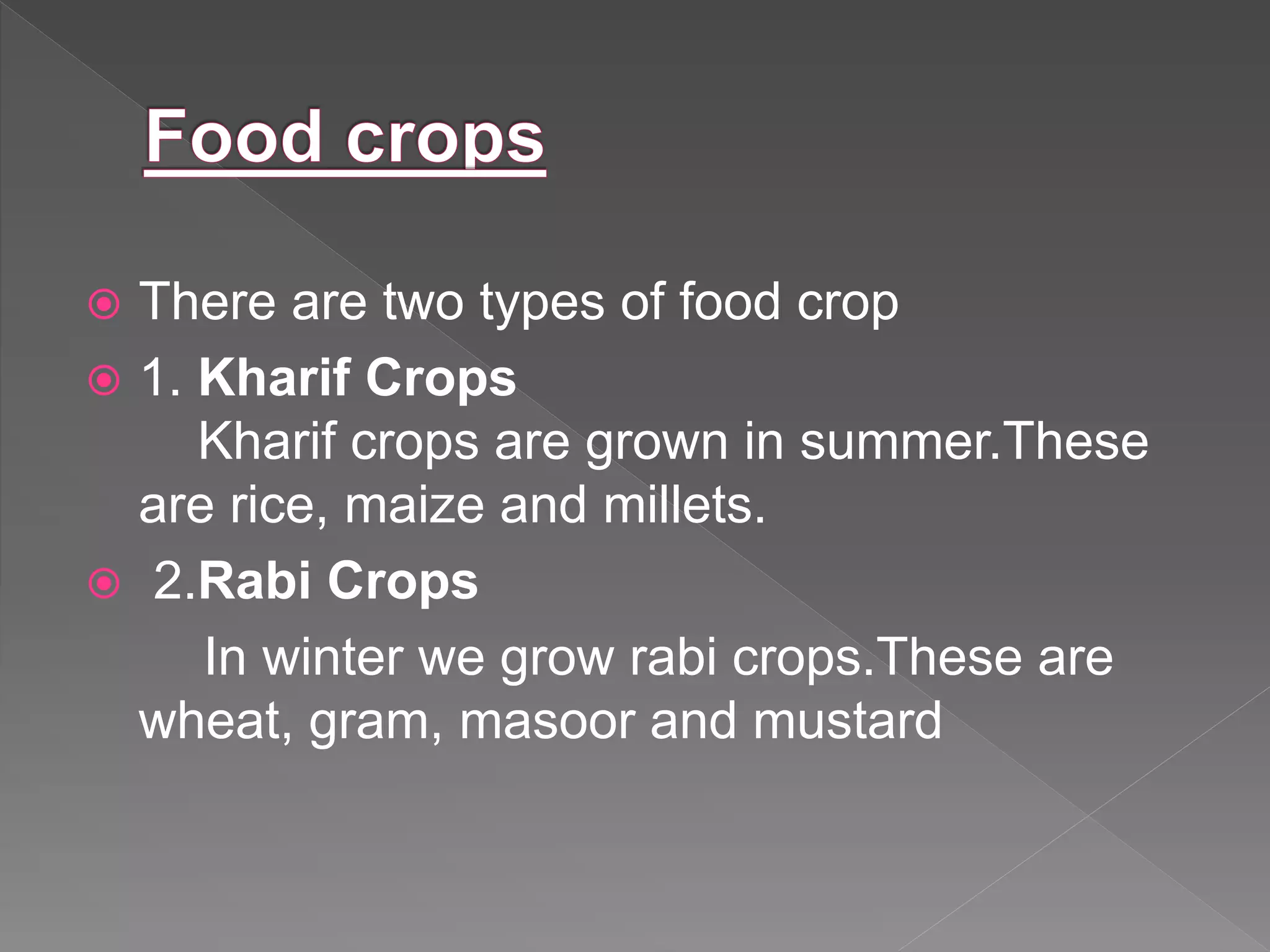 Crops | PPTX
