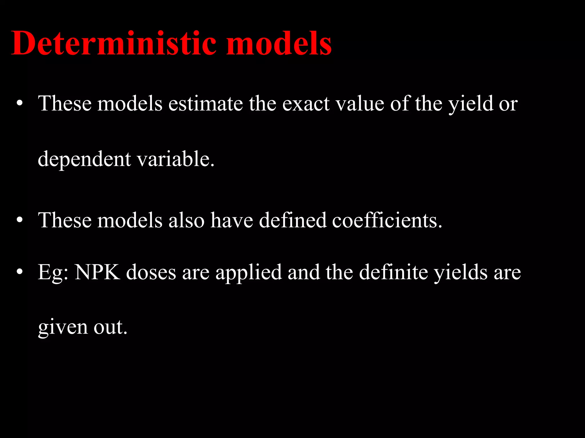 Crop simulation model | PDF