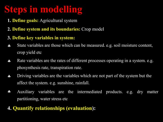 Crop simulation model | PDF | Agriculture | Industries