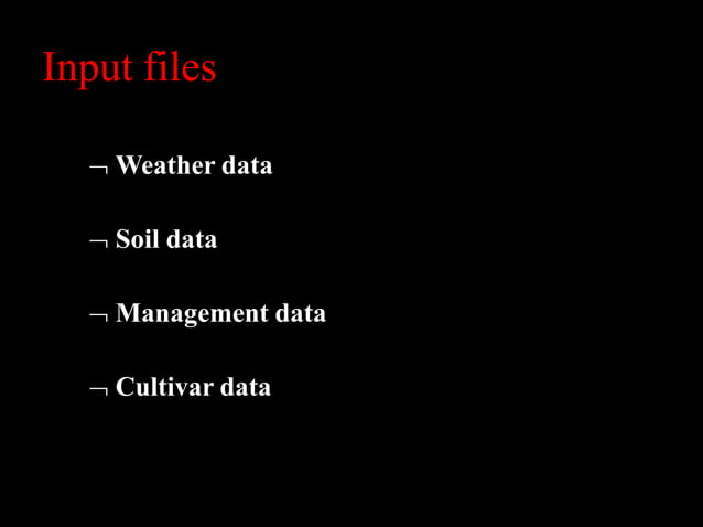 Crop simulation model | PDF | Agriculture | Industries