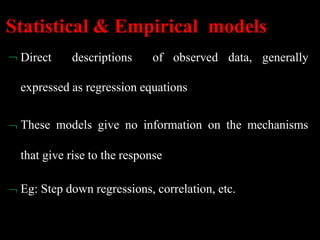 Crop simulation model | PDF