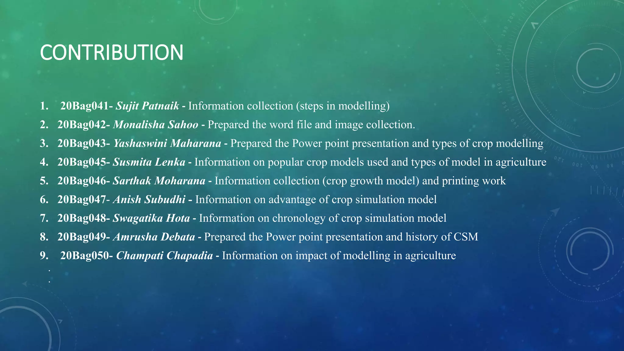 CROP SIMULATION MODELS AND THEIR APPLICATIONS IN CROP PRODUCTION.pptx