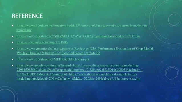Crop Simulation Models And Their Applications In Crop Production Pptx