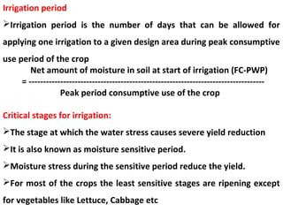 Crop water requirement | PPT