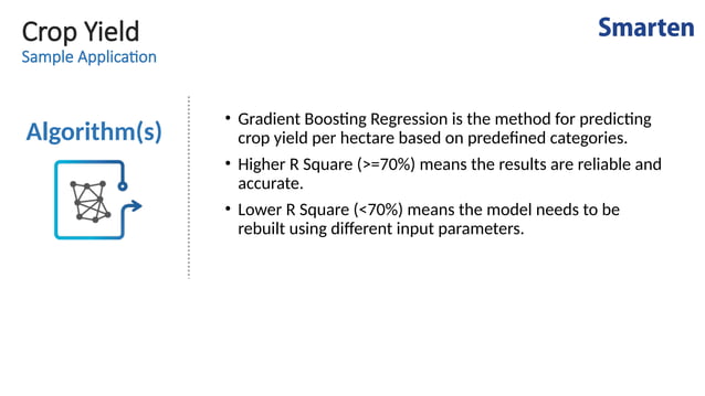 Crop Yield Predictive Analytics Use Case – Smarten | PPT
