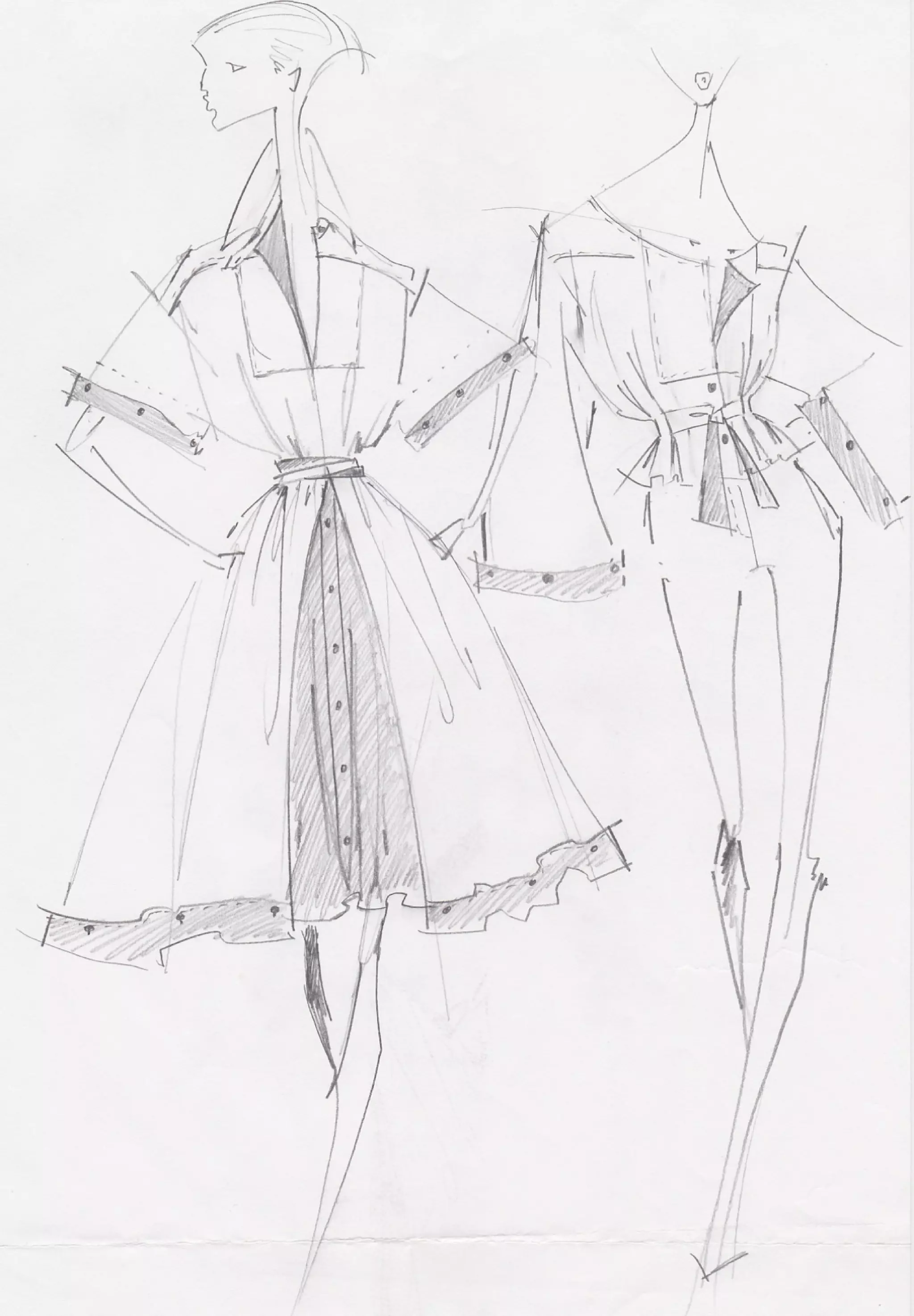 Croquis Sketches - Spring | PDF