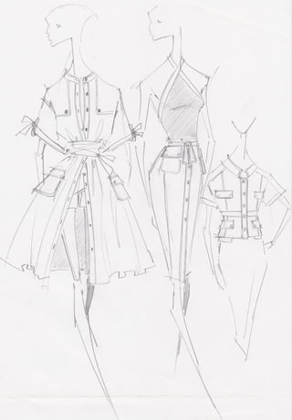 Croquis Sketches - Spring | PDF