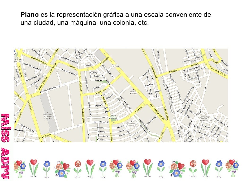 Croquis, mapa, plano