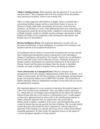 CROs must be part of the cybersecurity solution by david x martin | PDF