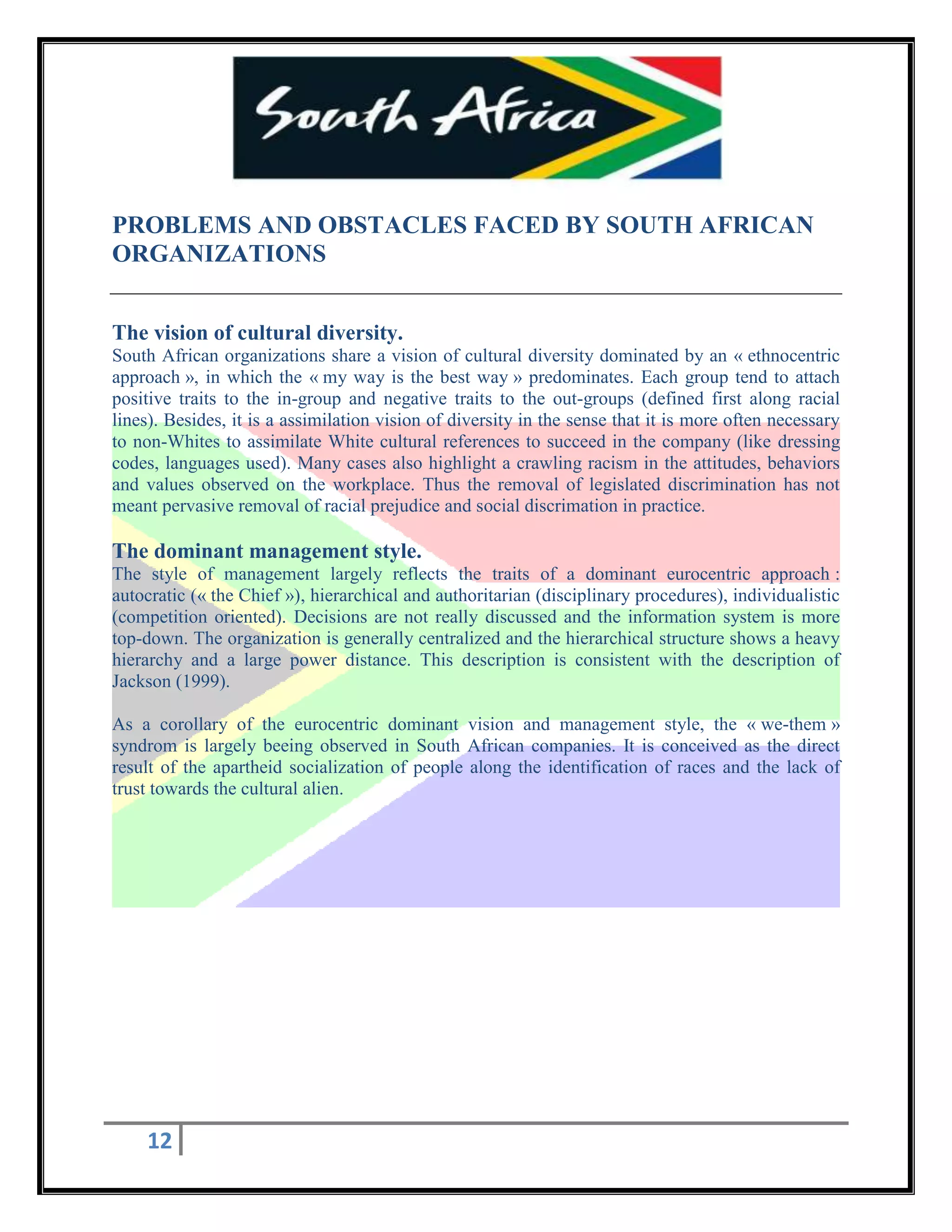 SOUTH AFRICAN CULTURE | DOCX