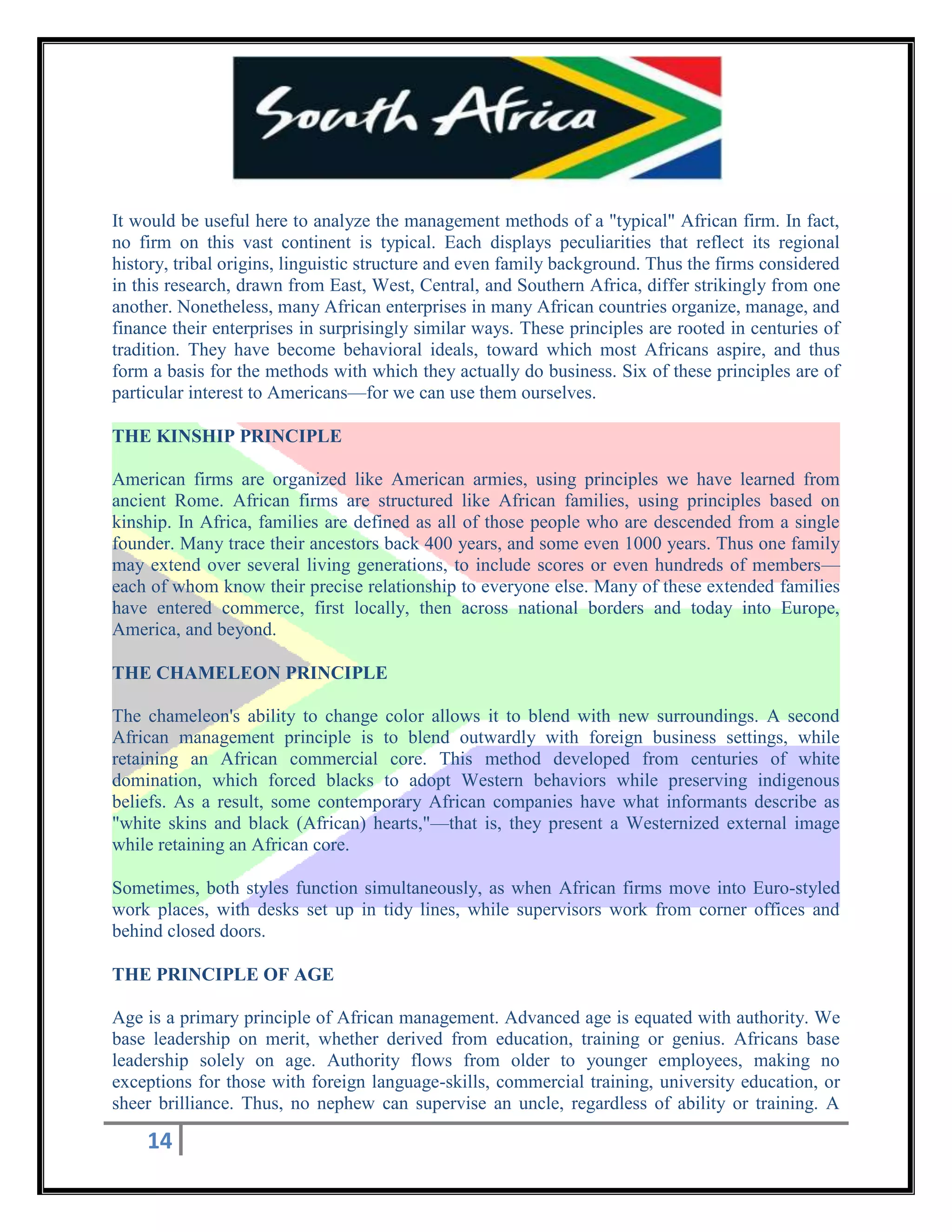 SOUTH AFRICAN CULTURE | DOCX