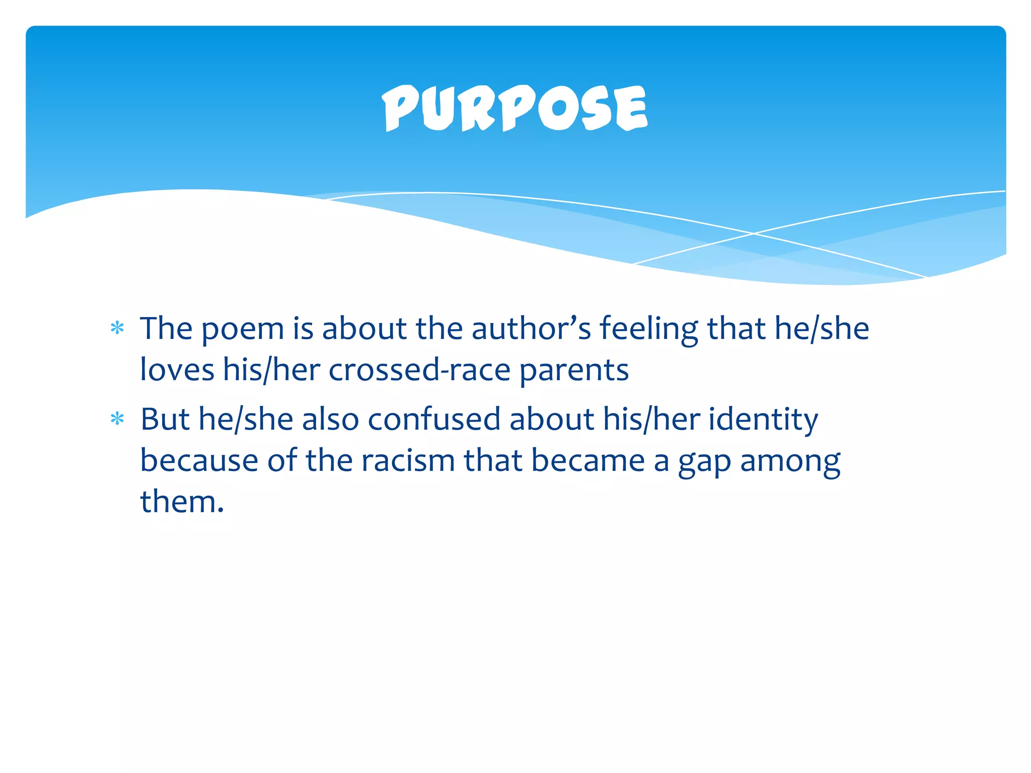 Poem Analysis - Cross | PPT