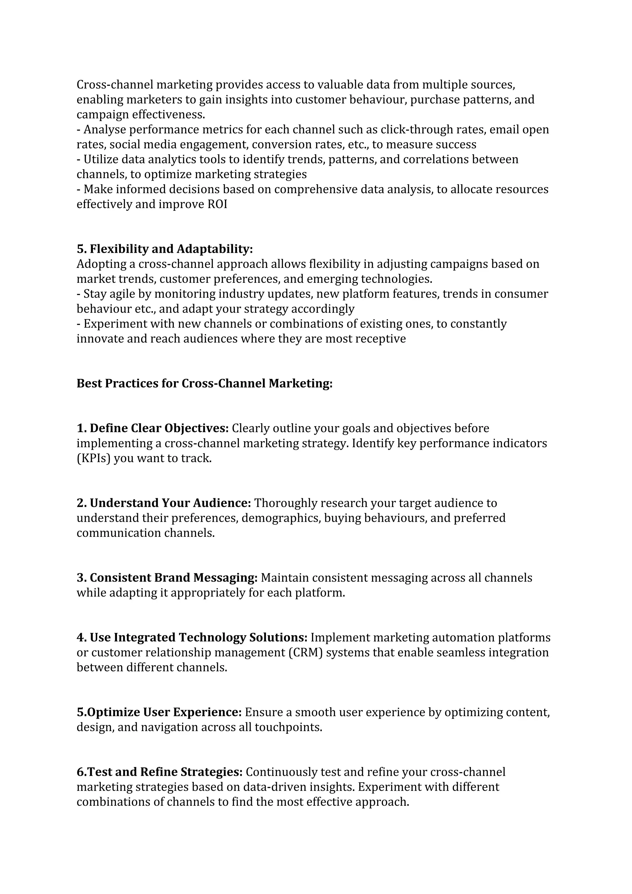 Cross-Channel Marketing: Your Ultimate Guide | DOCX