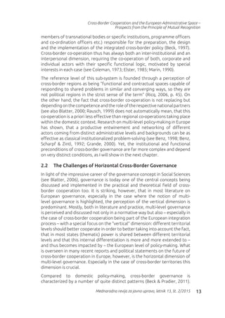 Cross border cooperation and the european administrative space ...