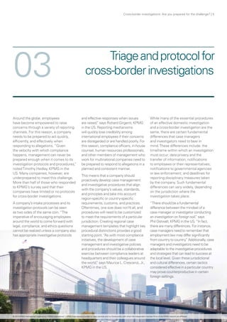 Cross-border investigations: Are you prepared for the challenge | PDF