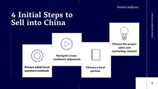 4 Steps Selling Cross-Border to China - Brand Catalyser | PDF