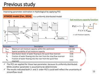 Improving Distributed Hydrologocal Model Simulation Accuracy Using Polynomial Chaos Expansion | PPT