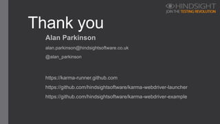 Cross-browser unit testing JavaScript | PPT
