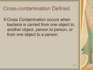 Cross-Contamination | PPT